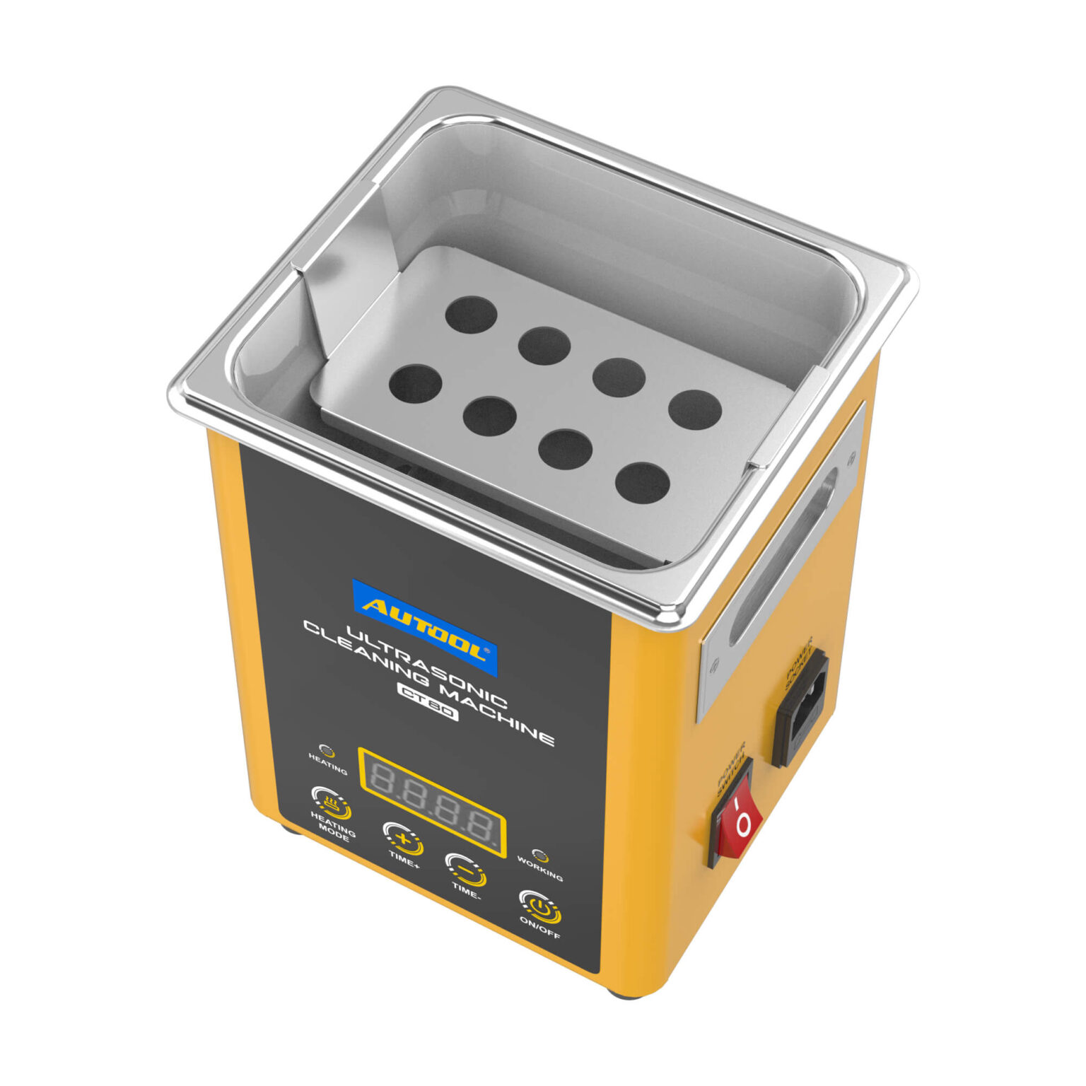 AUTOOL CT80 Diesel Fuel Injector Ultrasonic Cleaner with Heating Mode ...